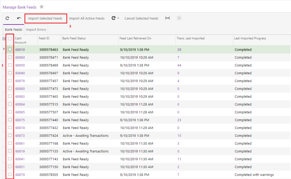 Bank Feeds in MYOB Acumatica | Kilimanjaro Consulting