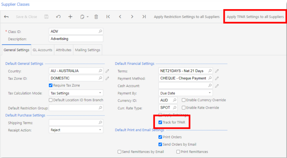 TPAR in MYOB Acumatica | Kilimanjaro Consulting
