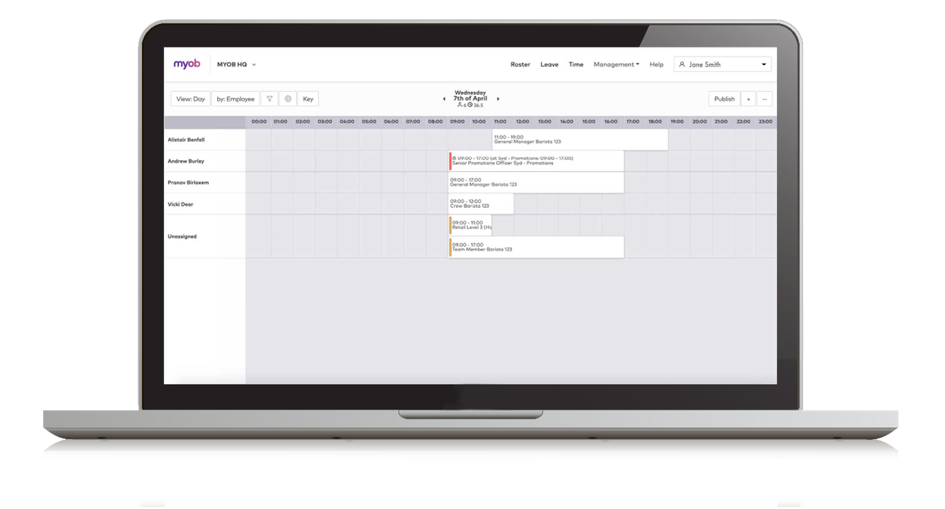 MYOB Acumatica Workforce Management | MYOB Advanced HR