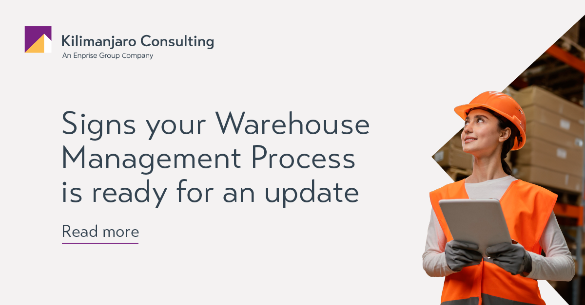 When and Why Consider a WMS | Kilimanjaro Consulting